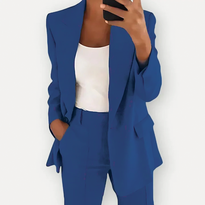 Eleanor - Two-Piece Cotton Formal Suit – Vila Mora